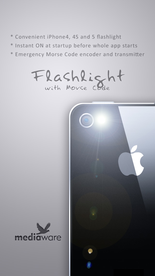 Flashlight Morse Code Transmitter And Encoder Iphone App